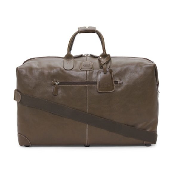Bric's | Bags | Brics Life Pelle 22 Cargo Leather Duffle Bag Made In ...